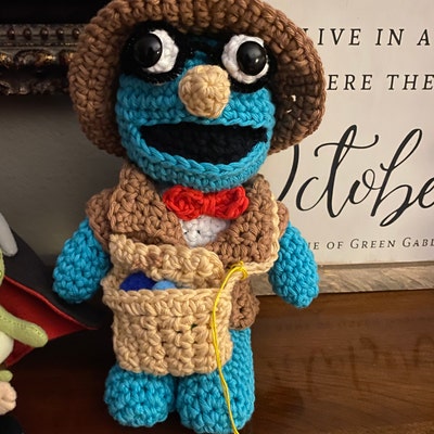 The Professor, Puppet History Inspired Plush, Handmade and Crocheted ...