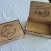 Personalized Wooden, Memory, Keepsake Storage Gift Box - Valentines ...