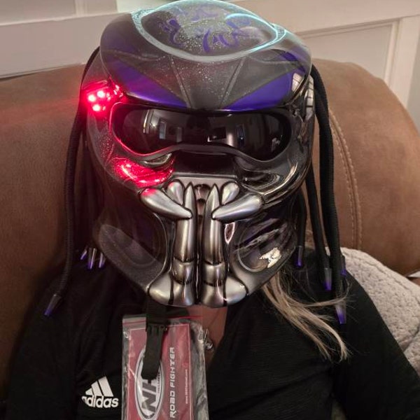 New Custom Predator Motorcycle Helmet Style dot & Ece Approved - Etsy