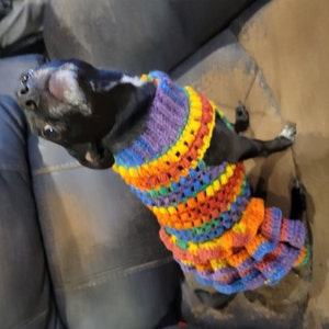 CROCHET PATTERN, Crochet Dog Jumper, Pet Tutu, Crochet Dog Sweater ...