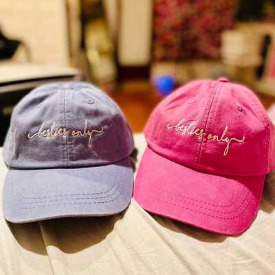 Embroidered Custom Cap HANDWRITING Script Baseball Cap Mom Dad Custom ...