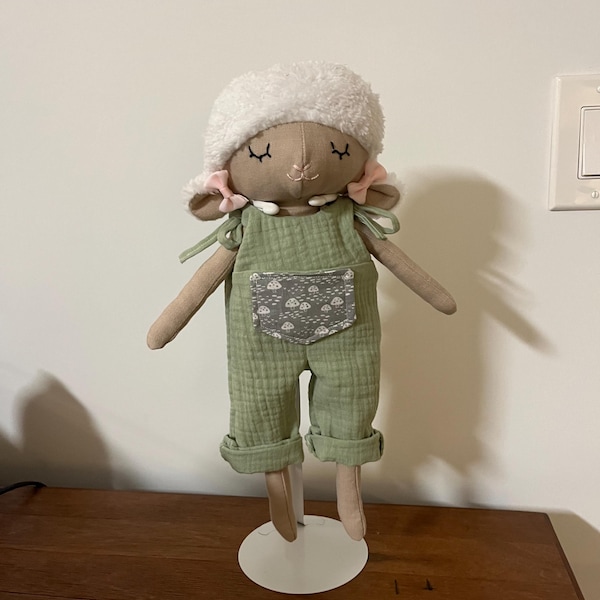Lamb Sewing Pattern PDF - Make a Cloth Lamb Doll / Stuffed Animal Toy ...