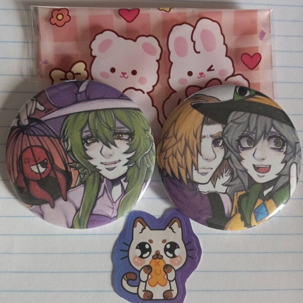 Touhou Project Eosd Holographic Kiss Cut Sticker Sheet - Etsy