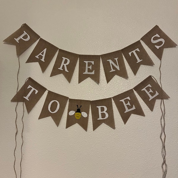 Parents to Bee Banner, Baby Bee Banner, Baby Shower Decorations, Baby ...