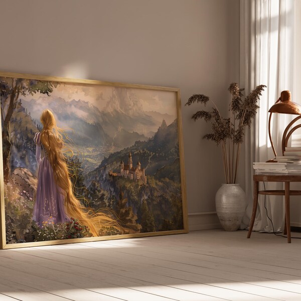 Horizontal Wood Frame Mockup, Landscape Frame Mockup, Art Print Display ...