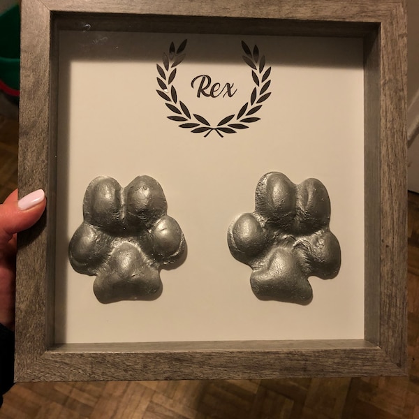Pet Casting - Paw Cast - Paw Print - DIY Casting Kit - Keepsake for Dog ...
