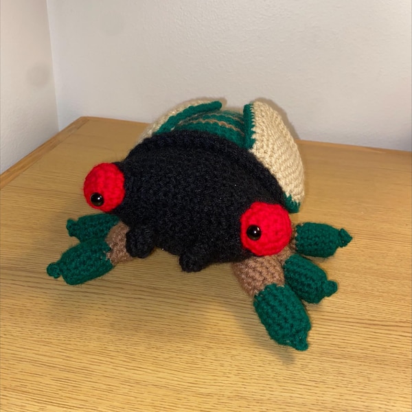 Cicada Crochet Pattern: Amigurumi Insect Toy (PDF Pattern) - Etsy