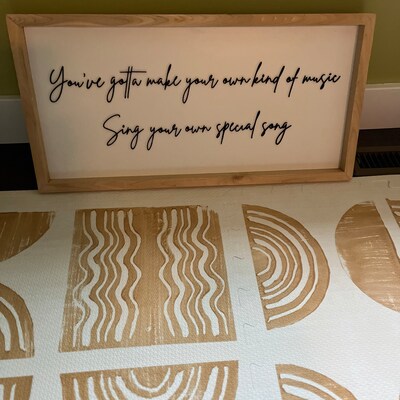 3d Wood Framed Custom Song Lyrics Sign Jason Aldean You Make It Easy ...