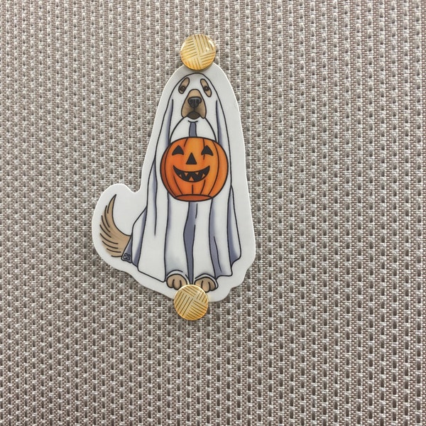 Golden Retriever Ghost, Spooky Pup, Halloween Dog, Ghost Dog - Etsy