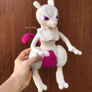 Mewtwo Crochet Pattern PDF File - Etsy UK