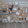 GIANT LARGE 1 METR Large Busy Board Montessori, Personalised Wooden ...