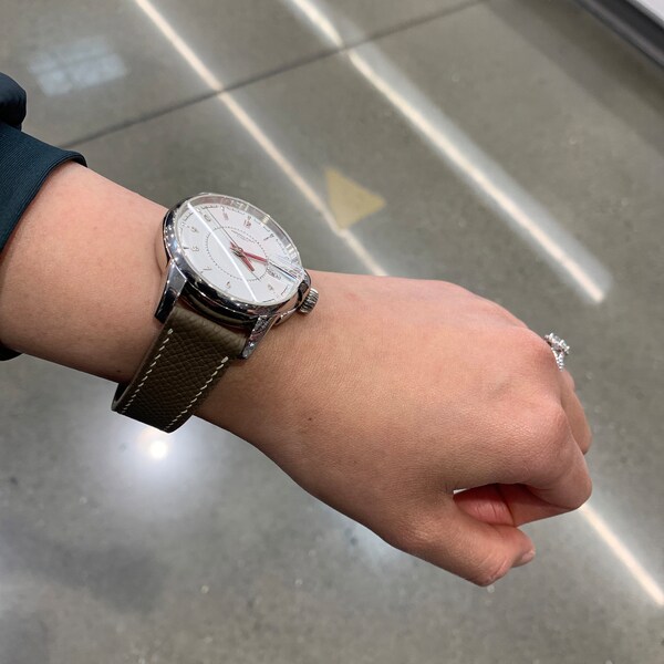 Dark Green Shell Cordovan (rally Strap) - Handmade Leather Watch Strap ...