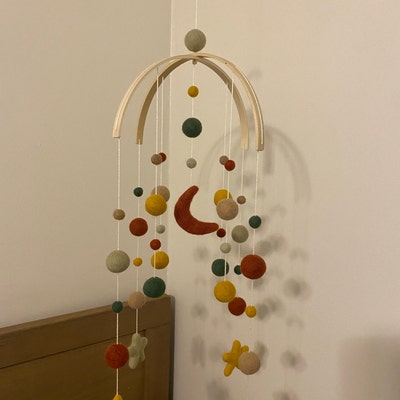 CUSTOM Made Felt Baby Mobile Standard Double Arch Design Your Own Baby ...
