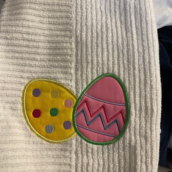 Easter Egg Machine Embroidery Applique Design - Etsy