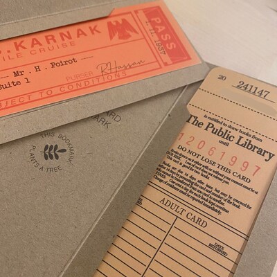 Old Fashioned Vintage Public Library Card Bookmark - Etsy