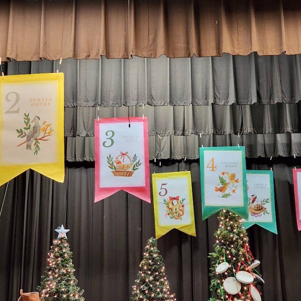 Full 12 Days of Christmas Digital Poster - Etsy