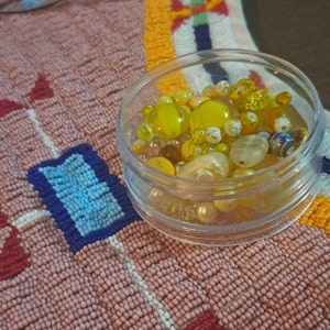 Green Bead Soup Mix, 4oz Glass Bead Mix, Mixed Loose Lot of Beads, Bulk ...