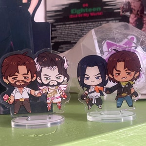 MCH Hand in Hand Acrylic Charms - Etsy