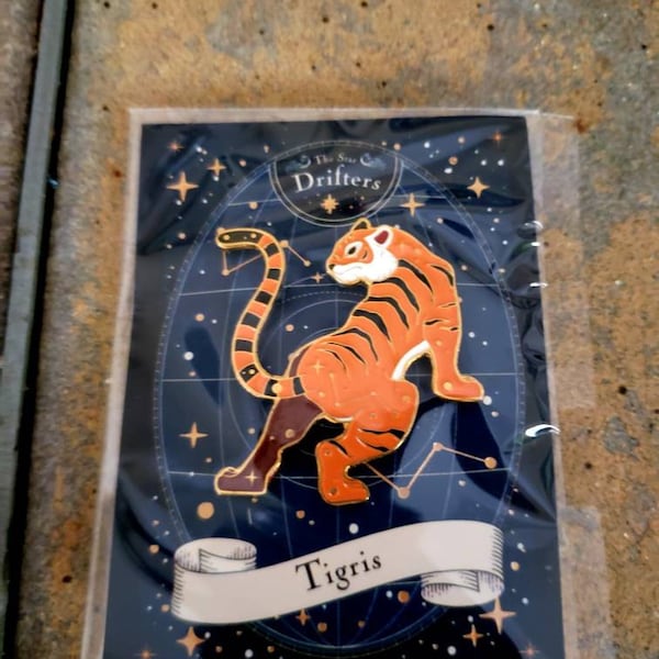 Tigris: the King of the Beasts Tiger Constellation Enamel Pin - Etsy