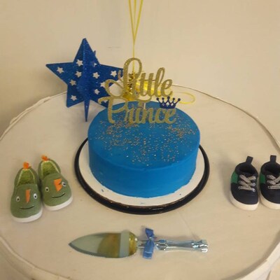 Little Prince Cake Topper, Baby Boy Birthday Topper, Prince Baby Shower ...