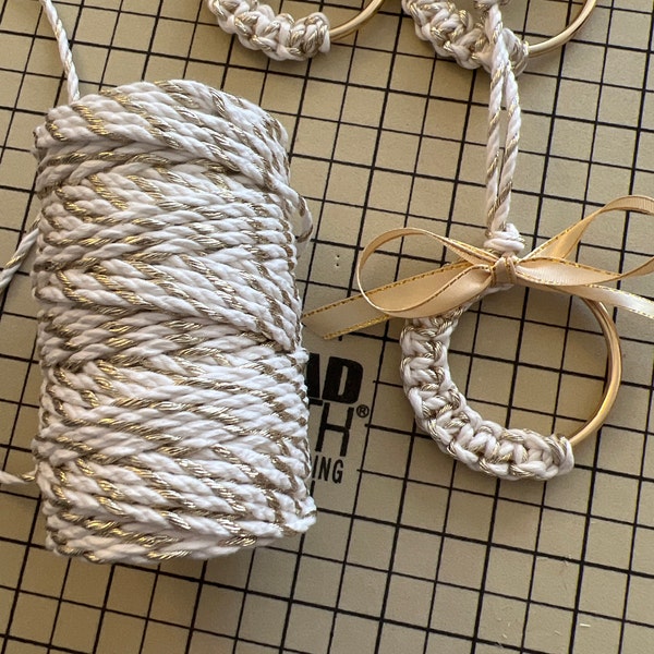 3mm 3-ply Macrame Cord • 75 Colours • 5, 10, 25, 50 + 100 Meters ...