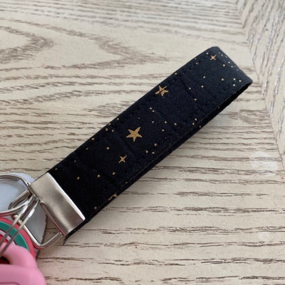 Star Keychain Wristlet, Girly Keychain, Key Fob Wristlet, Keyfob, Girly ...