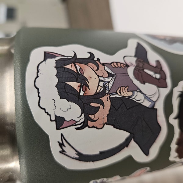 Bungou Stray Catboy Vinyl Stickers - Etsy