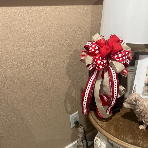 Merry Christmas Tree Topper, Christmas Topper, Red & Green Tree Topper ...