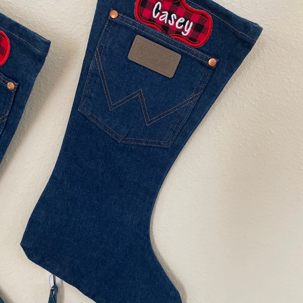 Christmas Stocking Name Patch - Custom Personalized Embroidered Iron on ...