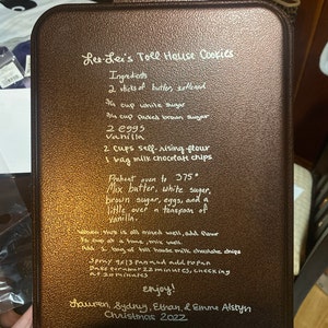 Personalized Etched Casserole Dish Family Name Established Date ...