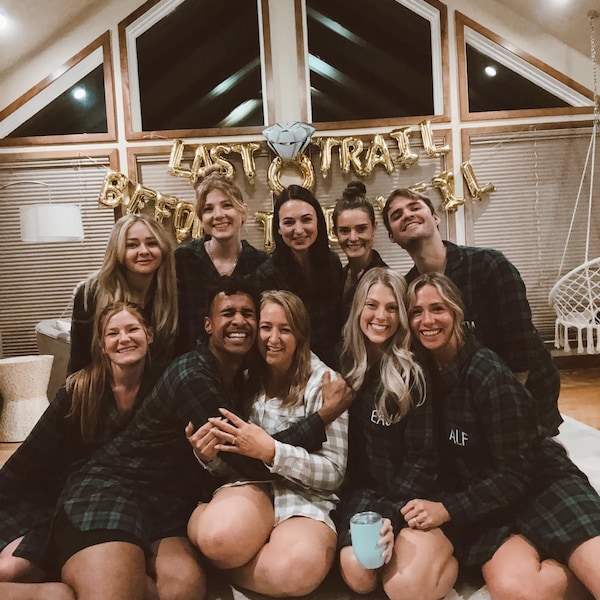 Bridal Party Flannels,buffalo Plaid,#bridesmaidproposal,bridal Party ...