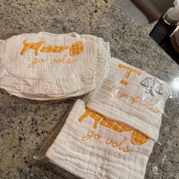 Custom Stork Baby Hospital Banner | Embroidered Birth Announcement ...