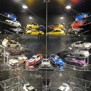 1:18 Scale Model, 3 Tier, Angled Desktop Display Stand Suits Formula 1 ...