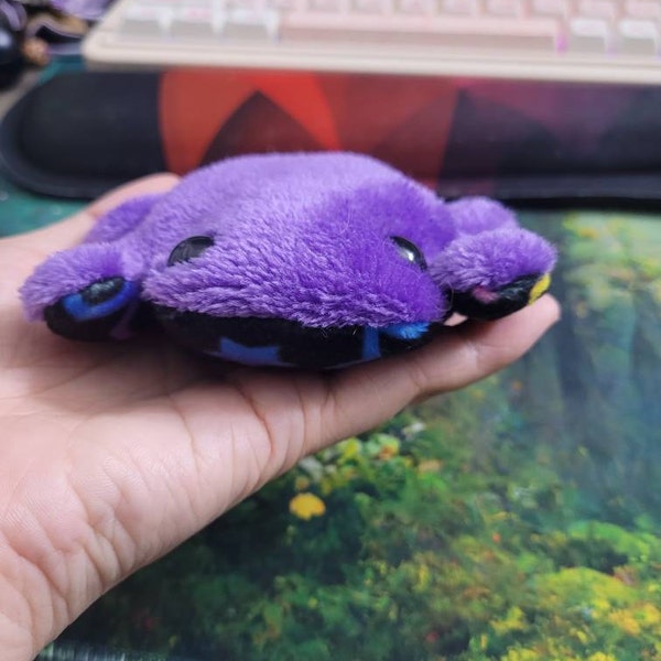 Choose Your Color Combo Frog Plush// Pocket Frog Plushie// Bean Bag ...