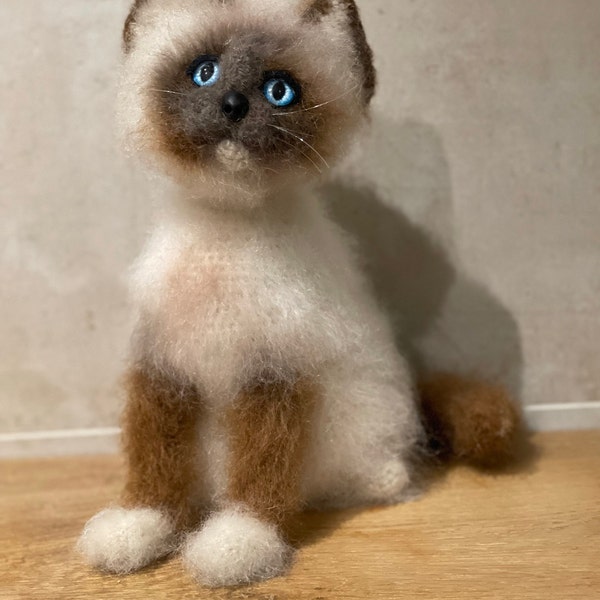 Ragdoll Cat Crochet Pattern, Crochet Amigurumi Cat, Сrochet Fluffy Cat ...