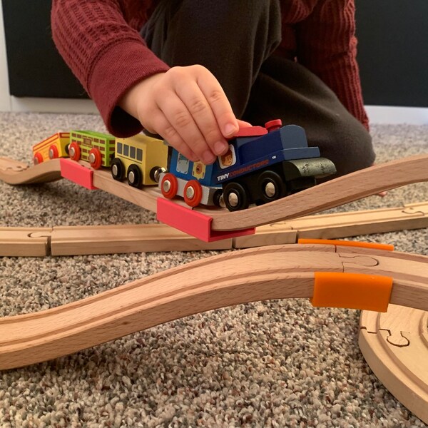 Personalized 3d Printed Train Towers, 3 Levels, Compatible With Brio ...