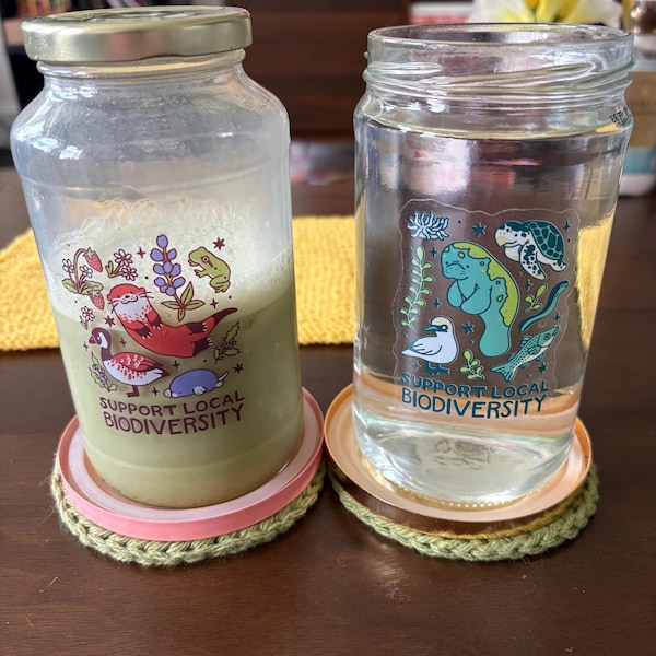 Support Local Biodiversity Clear Vinyl Stickers | Appalchia, Midwest ...