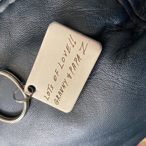 Your Handwritten Keychain Your Design Handwriting & Font - Etsy