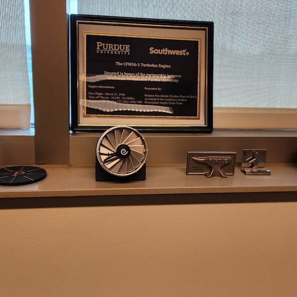 Aviation Jet Engine Desk Clock - Etsy