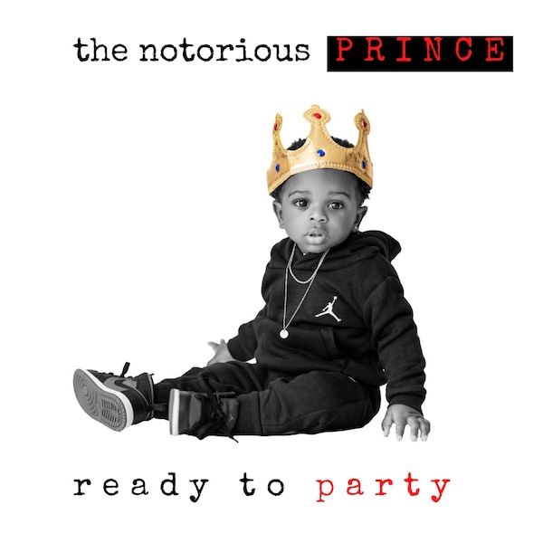 Vinyl Album the Big ONE Ready to Party Birthday Invitation | Notorious ...