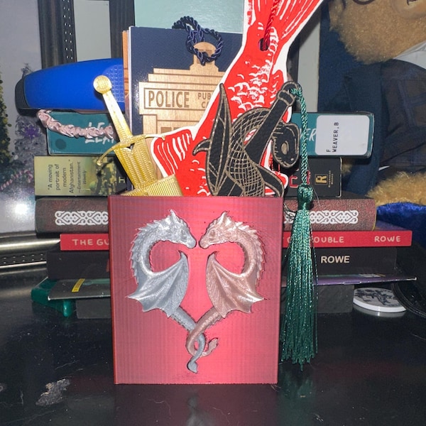 Crossover Light up Book Nook USB UV 3D Printed Bookshelf Decor - Etsy