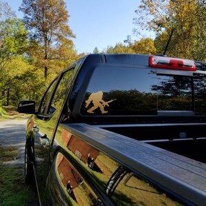 Sasquatch Big Foot Funny Vinyl Decal Window Sticker Car - Etsy