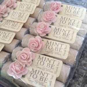 Mint Wedding Favors Set of 50 Mint Rolls mint to - Etsy UK