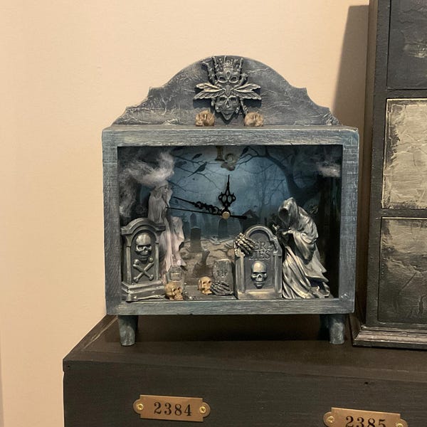 Vintage Tea Box, Tissue Box and Tray| Tea Box With 9 Compartments ...