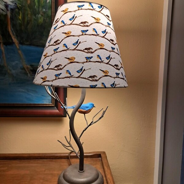 Firefighter Lamp Shade. Fire Department. Firetruck. Shades Are 9.5 X 5 ...