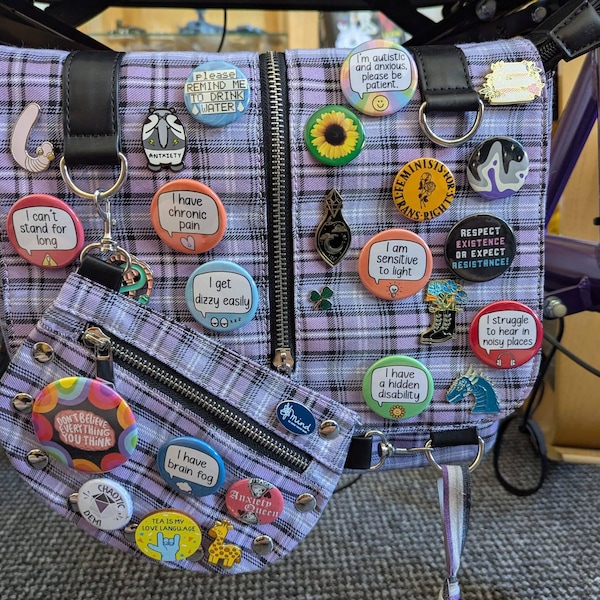 ADHD Badge Set | INCLUDES 6 Badges | Badge Packs - ADHD Gift - Etsy