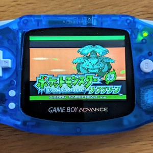 Gameboy Advance GBA Clear Pink and Grey Backlight IPS V2 Screen - Etsy