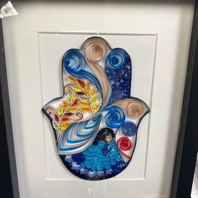 Pomegranate, Rosh Hashanah Gift,jewish Art, Quilling Home Gift,wall Art ...