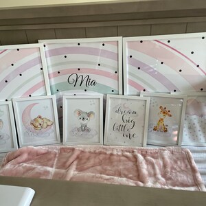 Nursery decor rainbow gender neutral Rainbow Wall Art | Etsy