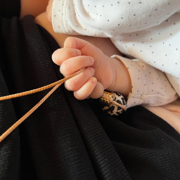 Fidget Breastfeeding /fiddle Nursing Necklace Fiddle Beads Made From ...